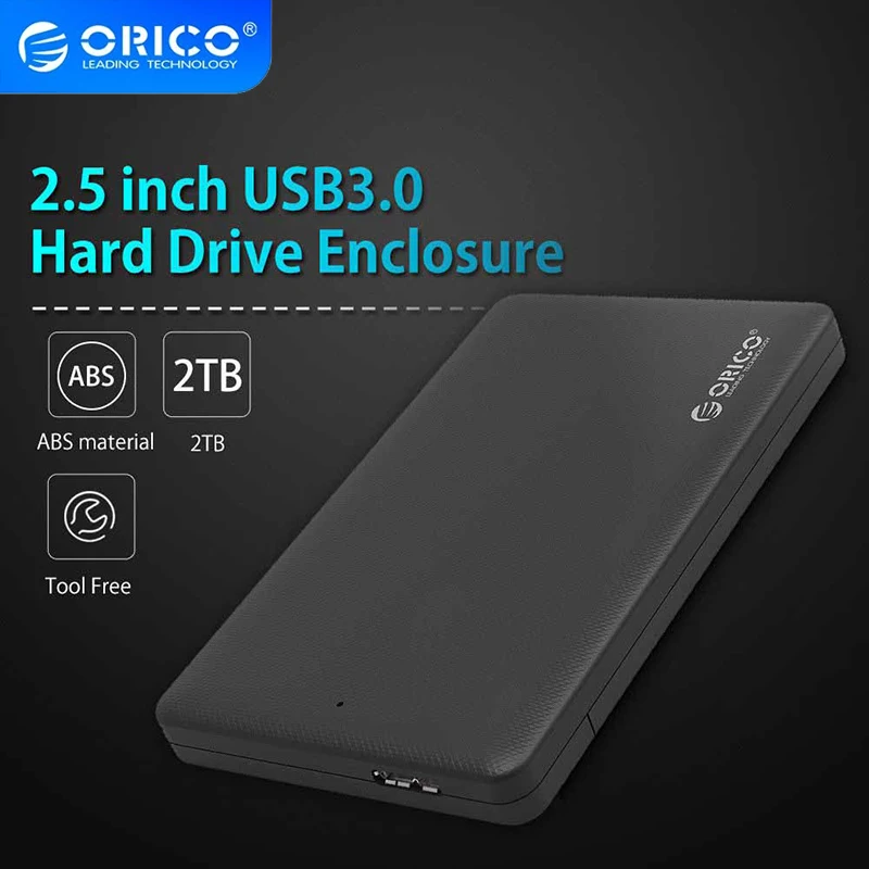 Orico Hard Drive Enclosure 2577u3 Sata To Usb3.0 2.5 Inch Hard Drive ...