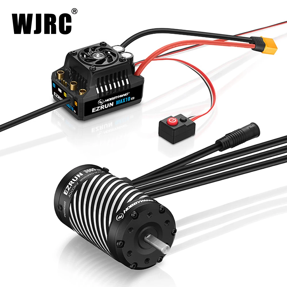 HobbyWing EZRUN MAX10 센서 브러시리스 ESC 3652 3665 G3 2400 3200KV 3300KV ...