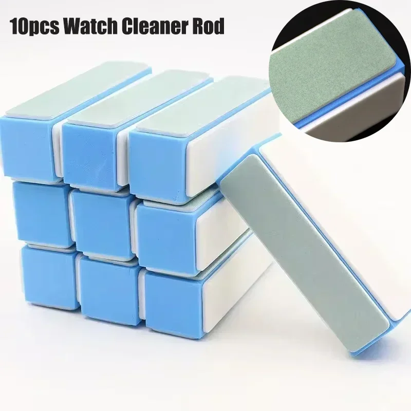 2/5/10PCS Watch Cleaner Rod 4 Sides 1000/7000 Mesh Polishing Files ...