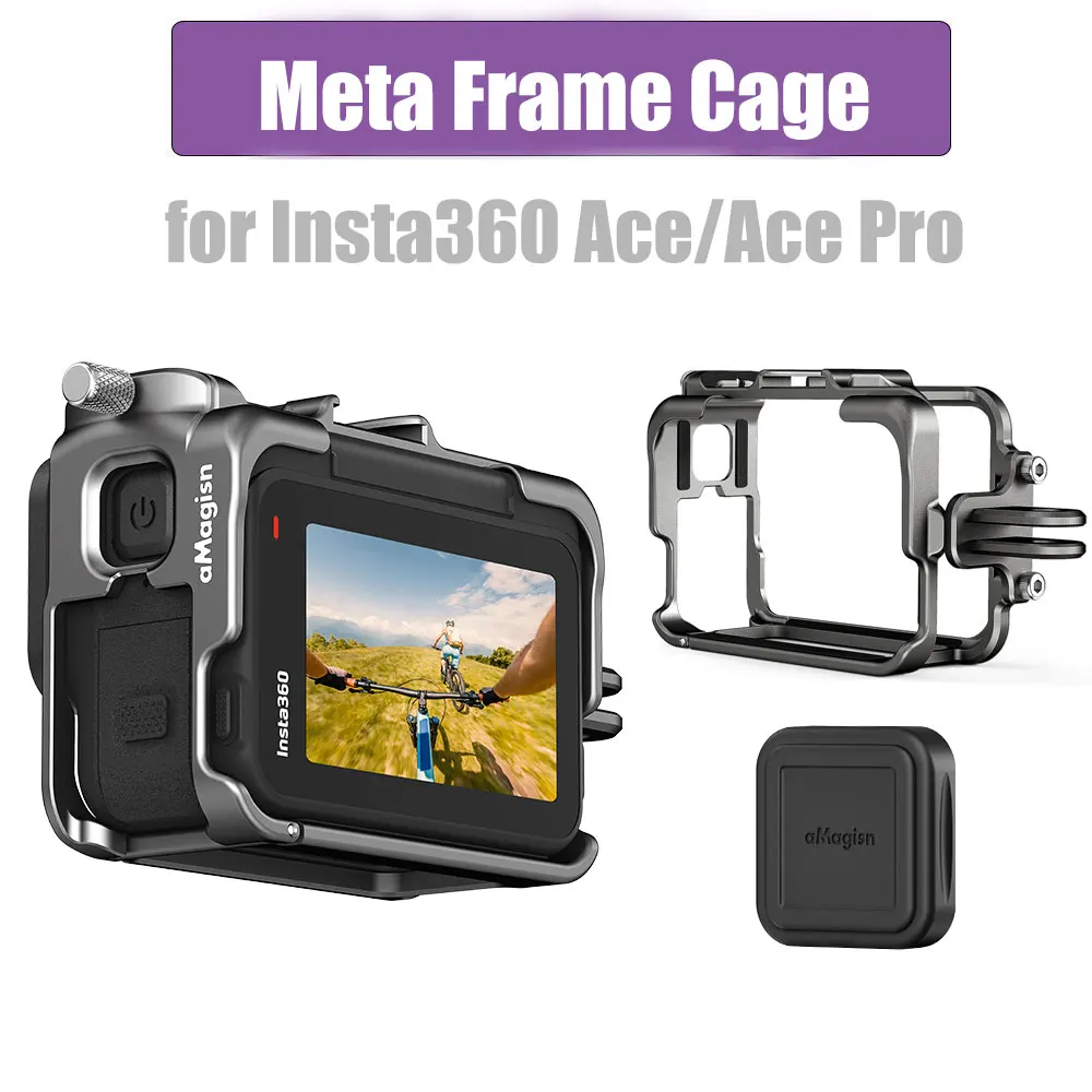 Camera-Protective-Frame-For-Insta360-Ace-Ace-Pro-Metal-Cage-Housing ...