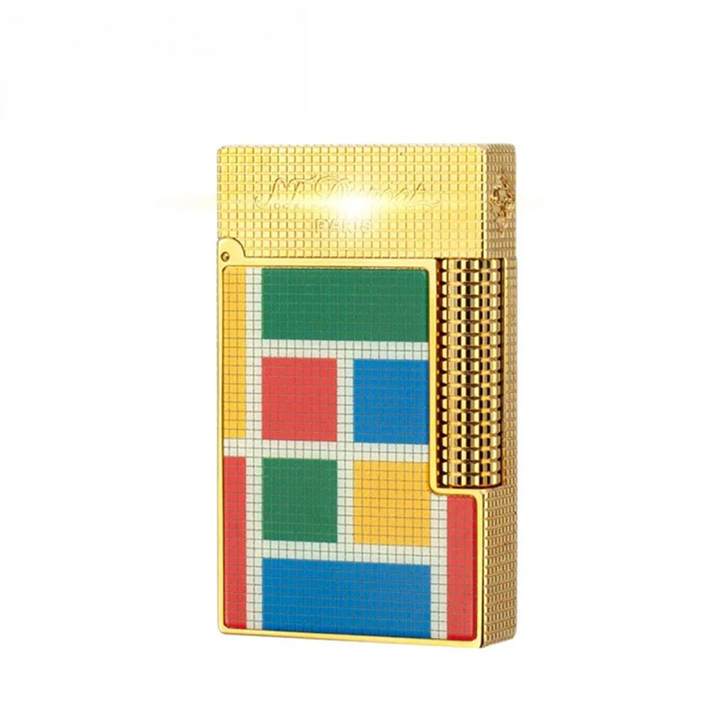 D L1/L2 Options Butane Refillable, Pure Copper, a vibrant Mondrian ...