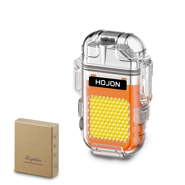 Waterproof Electric Torch Transparent Lighter For Outdoor Camping ...