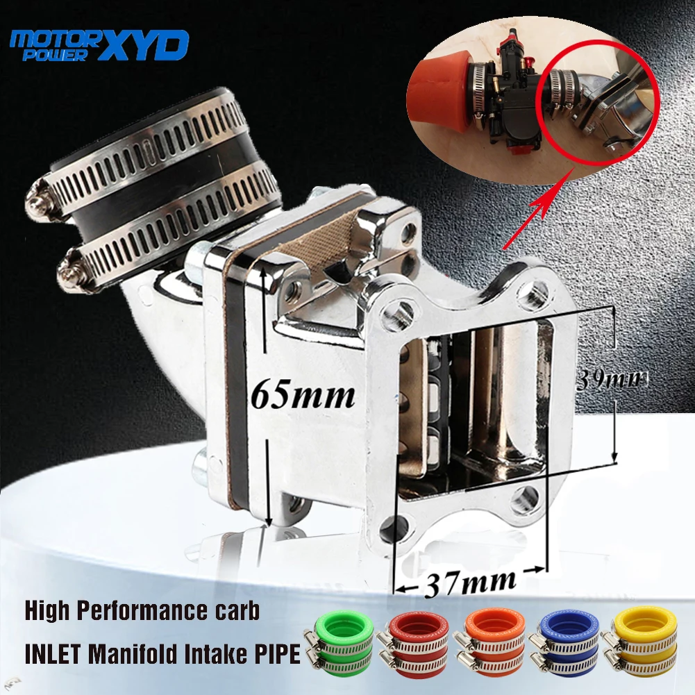 High Performance carb INLET Manifold Intake PIPE For DIO 18/27 50 CX ZX ...