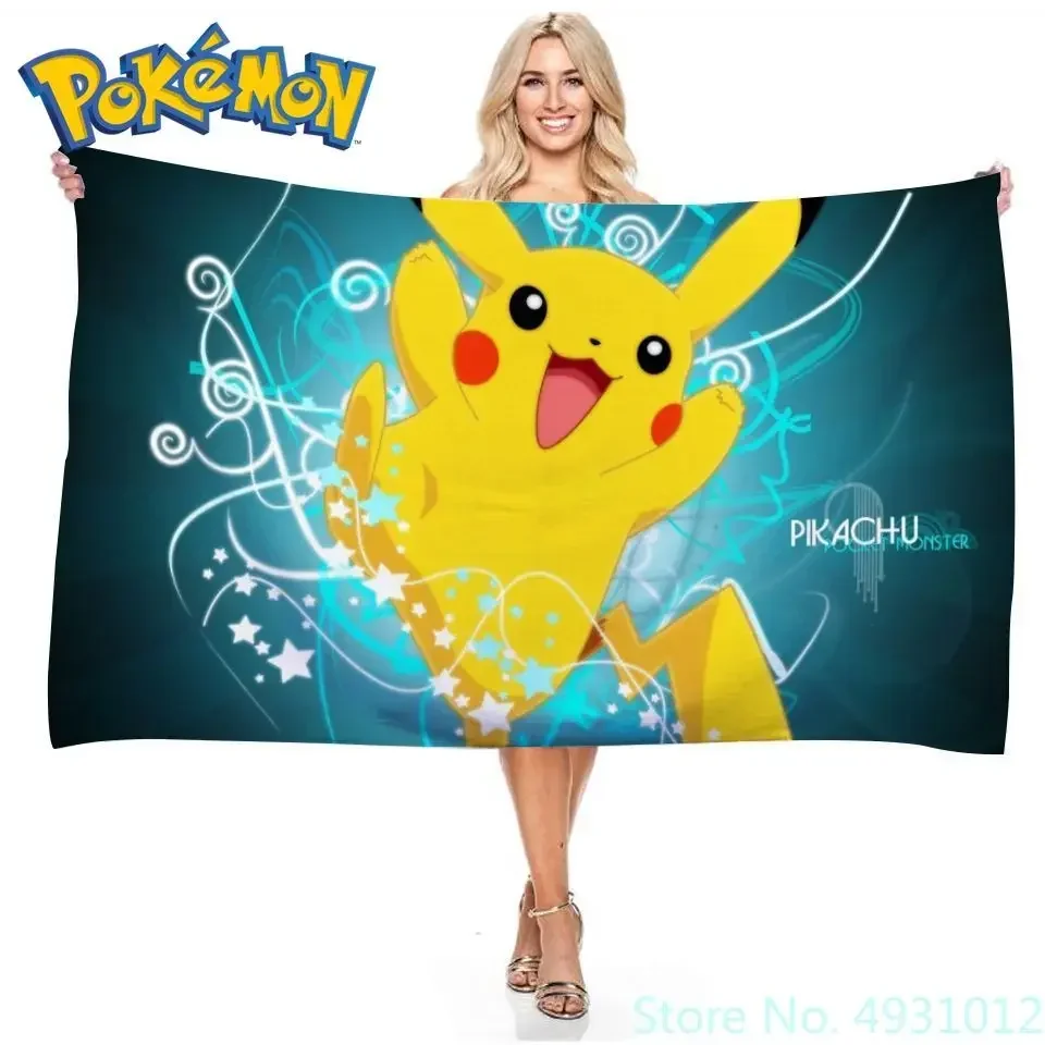 Anime-New-Pokemon-Ball-75x150cm-Beach-Bath-Towel-3D-Printing ...