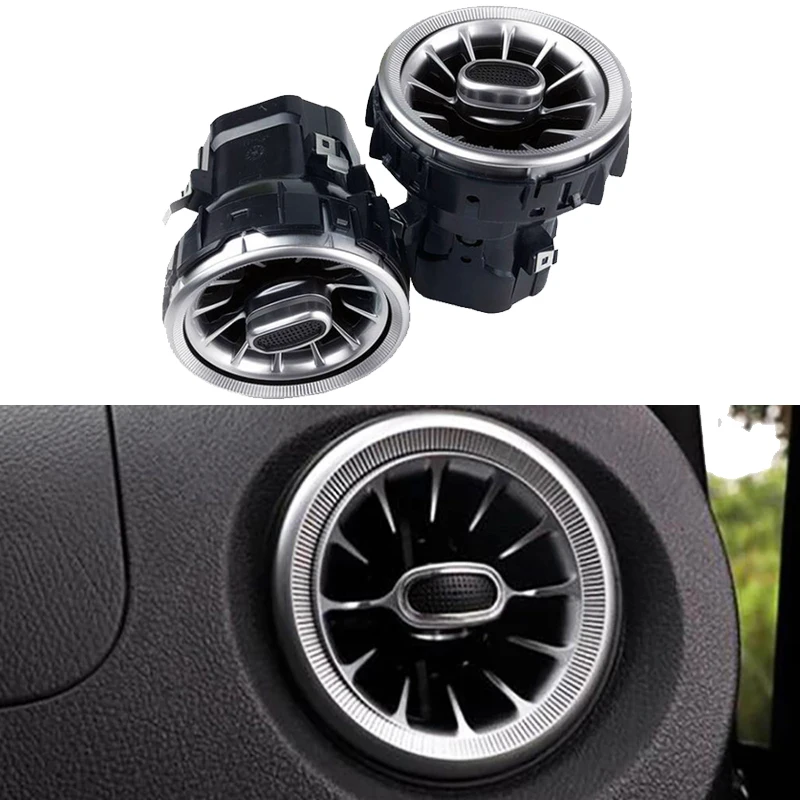 2Pcs-Set-Front-Dashboard-AC-Air-Condition-Air-Vent-Outlet-With-Base-For ...