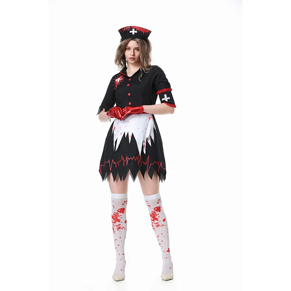 Evil-Vampire-Nurse-Costume-for-Adult-Women-Halloween-Carnival-Party ...