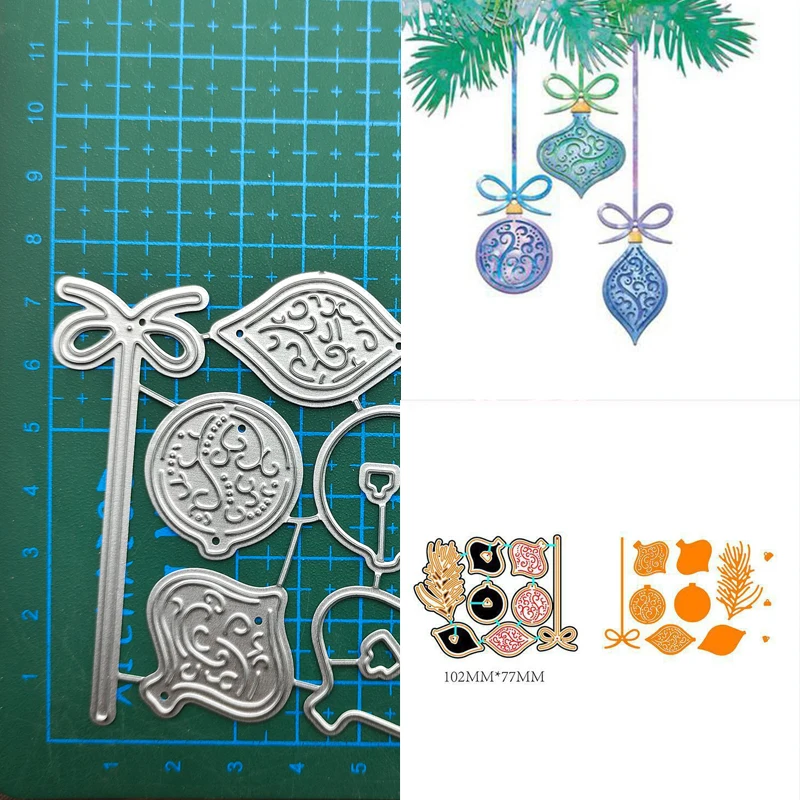 Ornament Christmas Metal Cutting Dies Stencil Scrapbooking Diy Album ...