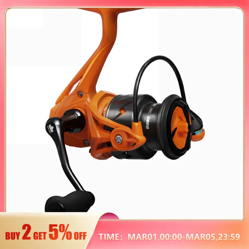 HANDING-Spinning-Fishing-Reel-12KG-Max-Drag-5-2-1-Gear-Ratio-7-1BB-Long ...