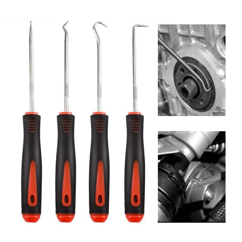 4-Pieces-Long-Pick-Hook-Set-Gasket-Puller-Pick-Tools-for-Removing-Car ...