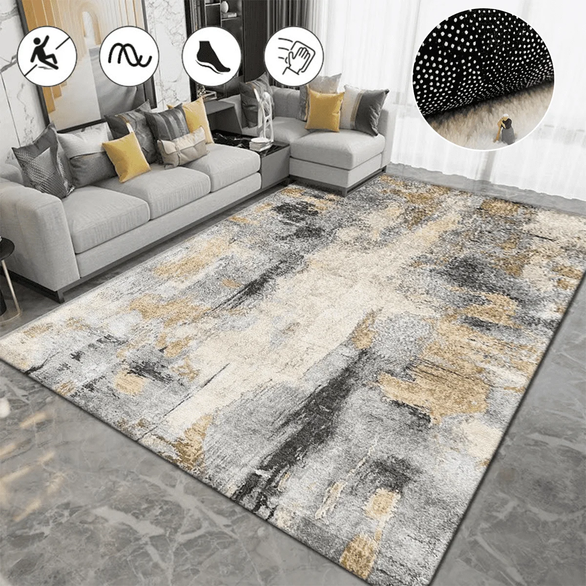Designer Living Room Rugs | Free Global Delivery