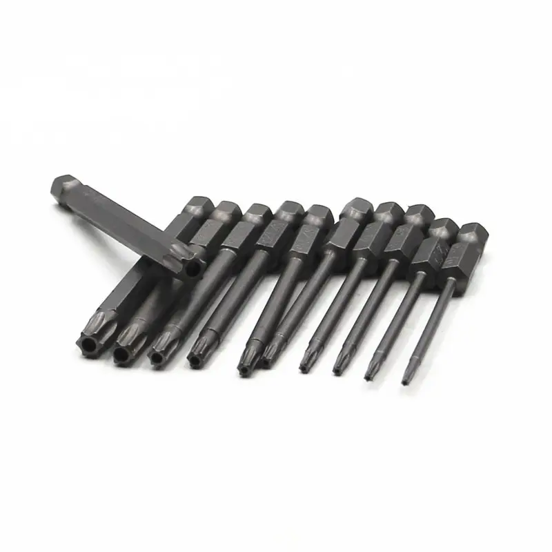 12Pcs Hex Bits Driver Tamper Proof Security Drill Magnetic Bit Set Torx ...