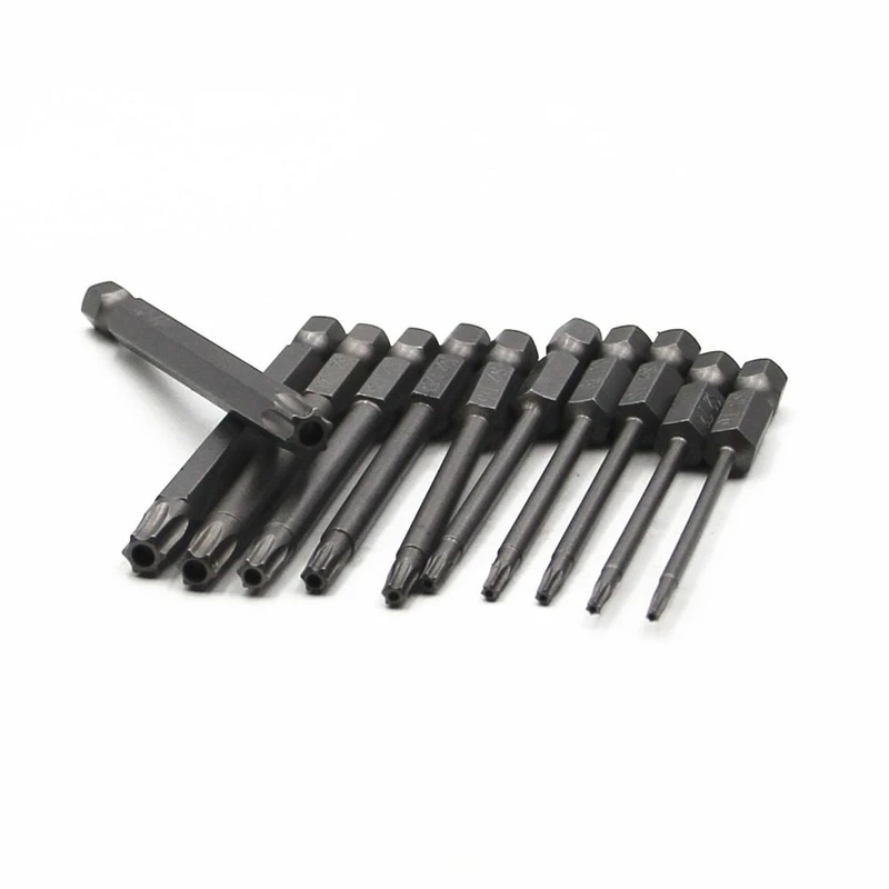 12Pcs Hex Bits Driver Tamper Proof Security Drill Magnetic Bit Set Torx ...