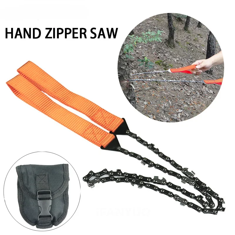 New-Outdoor-Portable-Survival-Chain-Saw-Hand-Chain-Saw-65-Manganese ...