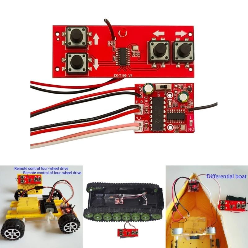 4-channel-2-4G-Remote-Control-Receiver-Module-Kit-Circuit-Board-For-RC ...