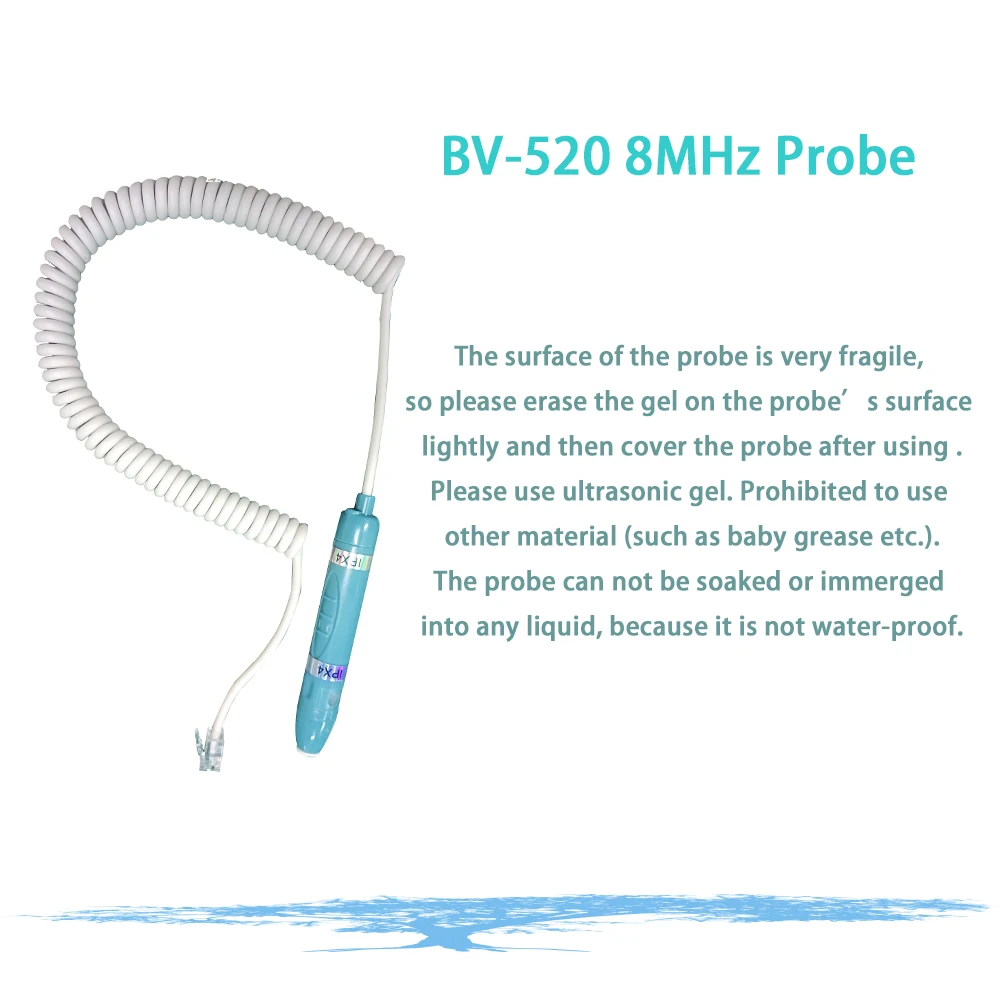 BESTMAN BV-520 Model Portable Vascular Doppler 8.0 MHz Probe - AliExpress