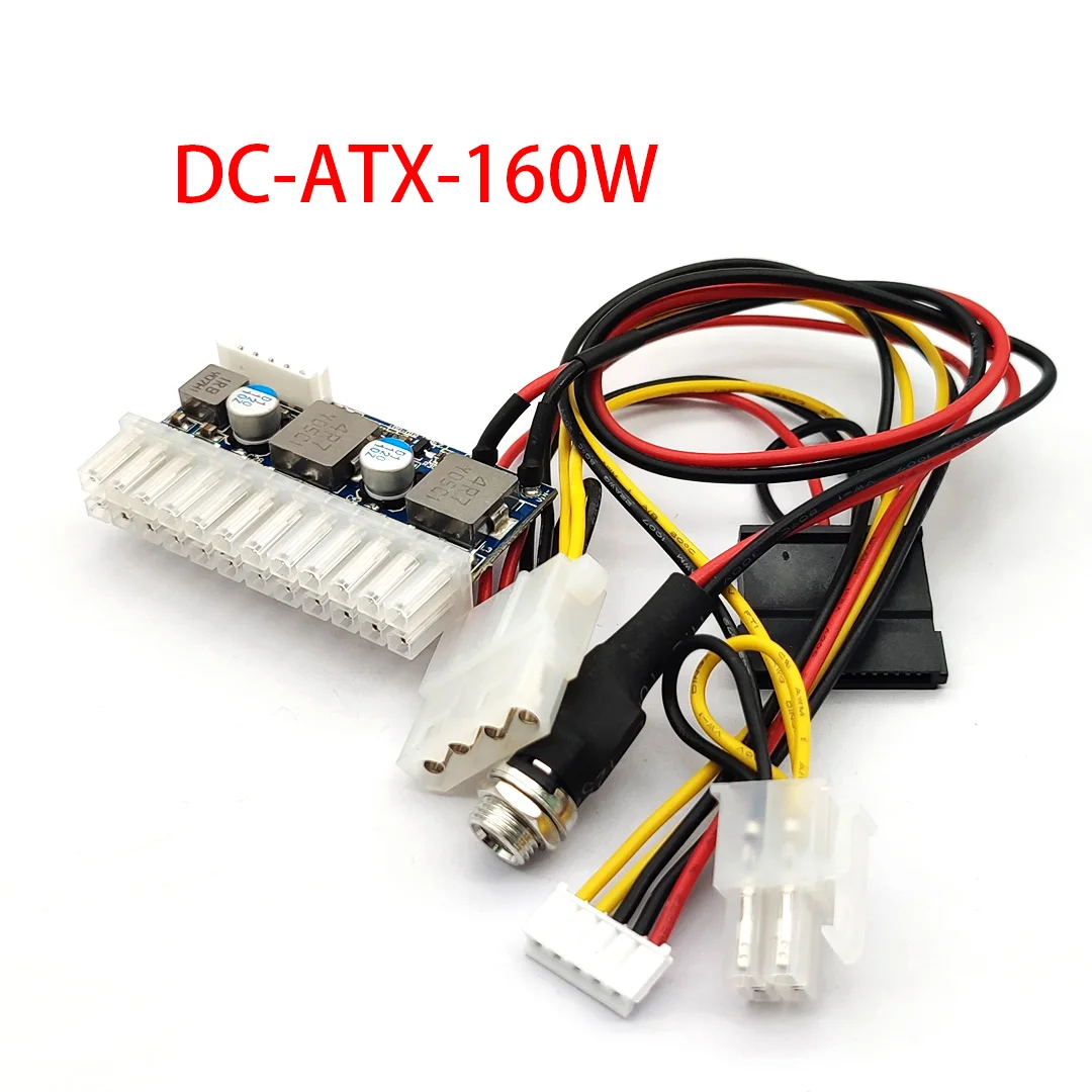 12V 24Pin Durable Board Mini PicoPSU DC-ATX-160W Power Module Computers ...