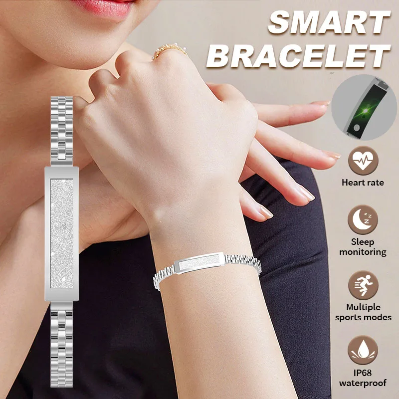 LIGE Women's Hand Bracelet Gold Silver Zinc Alloy Smart Bracelet Sport ...