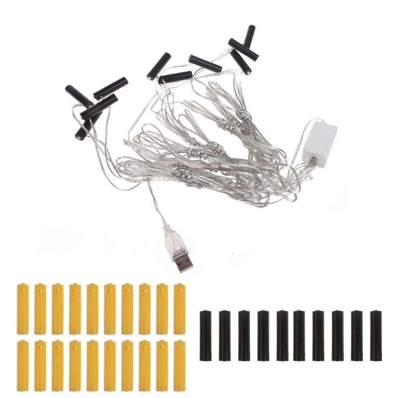 150Cm-300Cm-Usb-Aaa-Batterij-Eliminators-4-5V-3V-Aaa-Dummy-Batterij ...