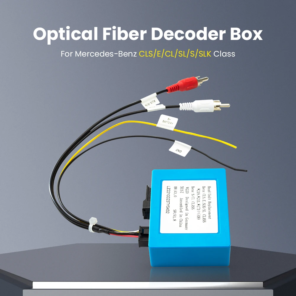 Car Stereo Radio Optical Fiber Decoder Most Box For Porsche Cayenne ...