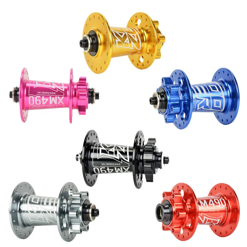 Cubo-de-roda-de-bicicleta-MTB-Cubo-XM490-Koozer-Hubs-Frente-5x100mm-QR ...