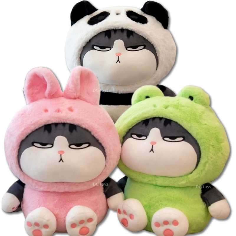 Juguete-de-Peluche-de-cerdo-Rana-Panda-Gato-Tabby-mu-eco-blando-con ...
