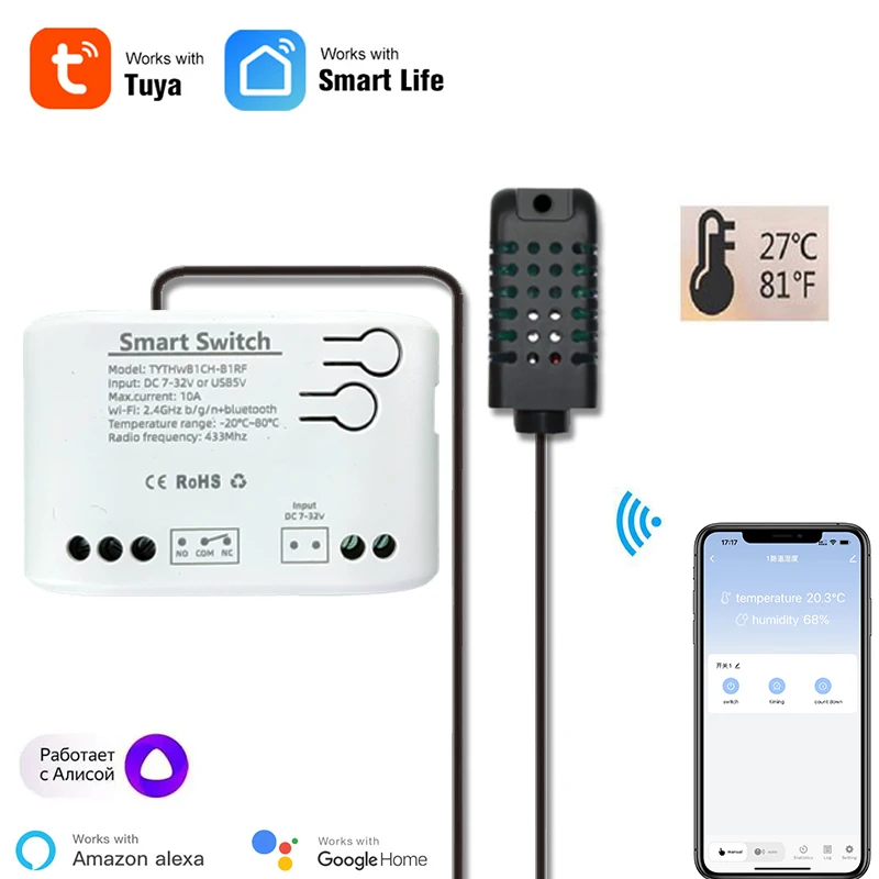 Tuya-Smart-Temperature-Humidity-Switch-Passive-Dry-Contact-Relay-Thermostat-Monitor-Temperature ...