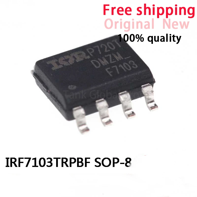 10Pcs-100-New-Original-patch-IRF7103TRPBF-IRF7103-IC-Chip-field-effect-tube-MOSFET-double-N ...