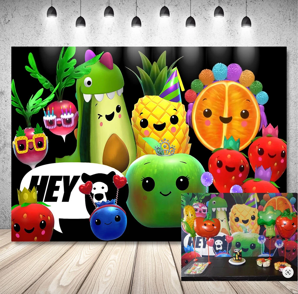 Hey Bear Sensory Birthday | Fruit Background Photo | Photography ...