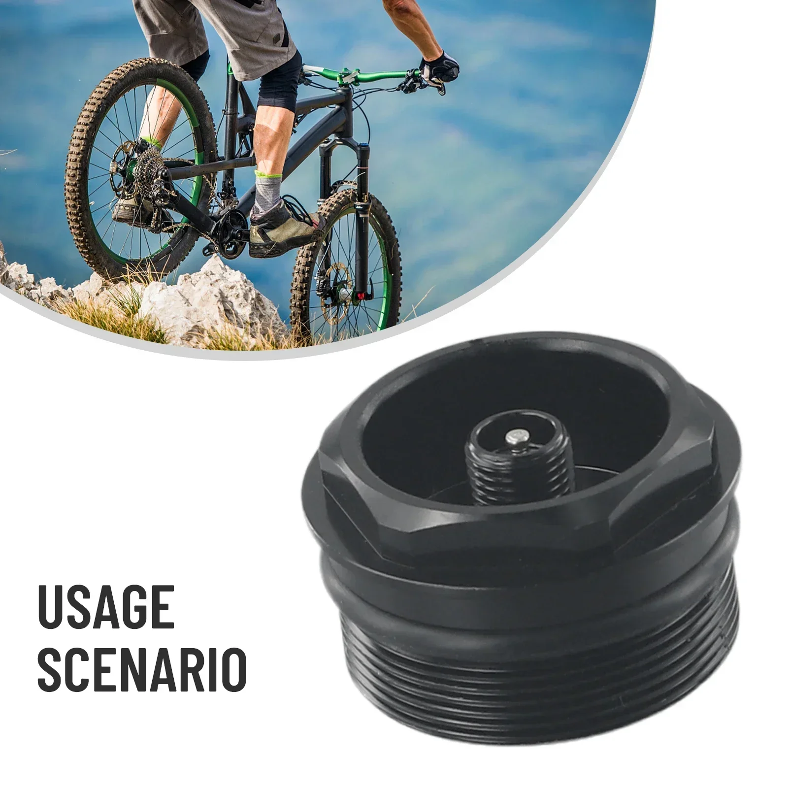 Bicycle-Fork-Valve-Nut-34mm-Inner-Tube-Forks-Air-Fork-Aluminum-Alloy ...