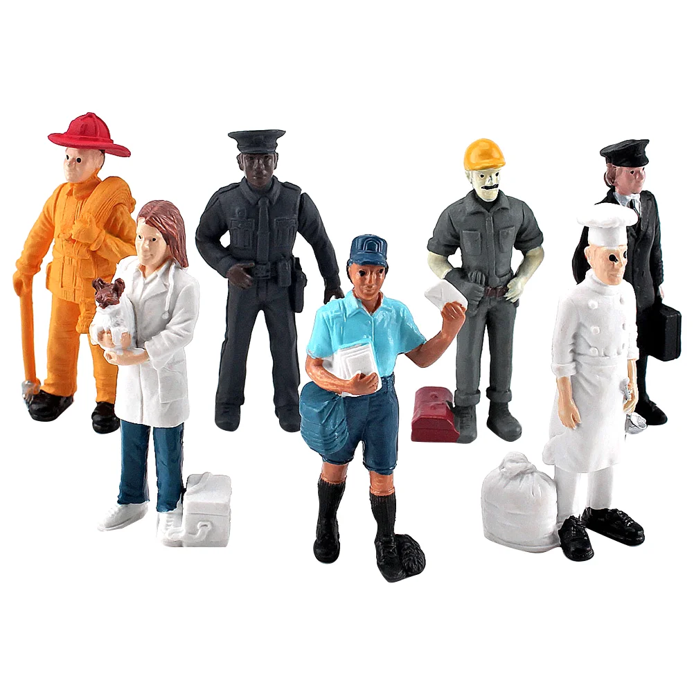 People-Figures-Figure-Figurines-Farm-Dollhouse-Worker-Mini-Figurine ...