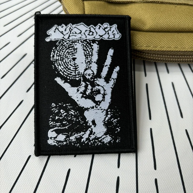 Dystopia-Morale-Tactical-Patches-Punk-Rock-Embroidered-Hook-Loop-Patch ...