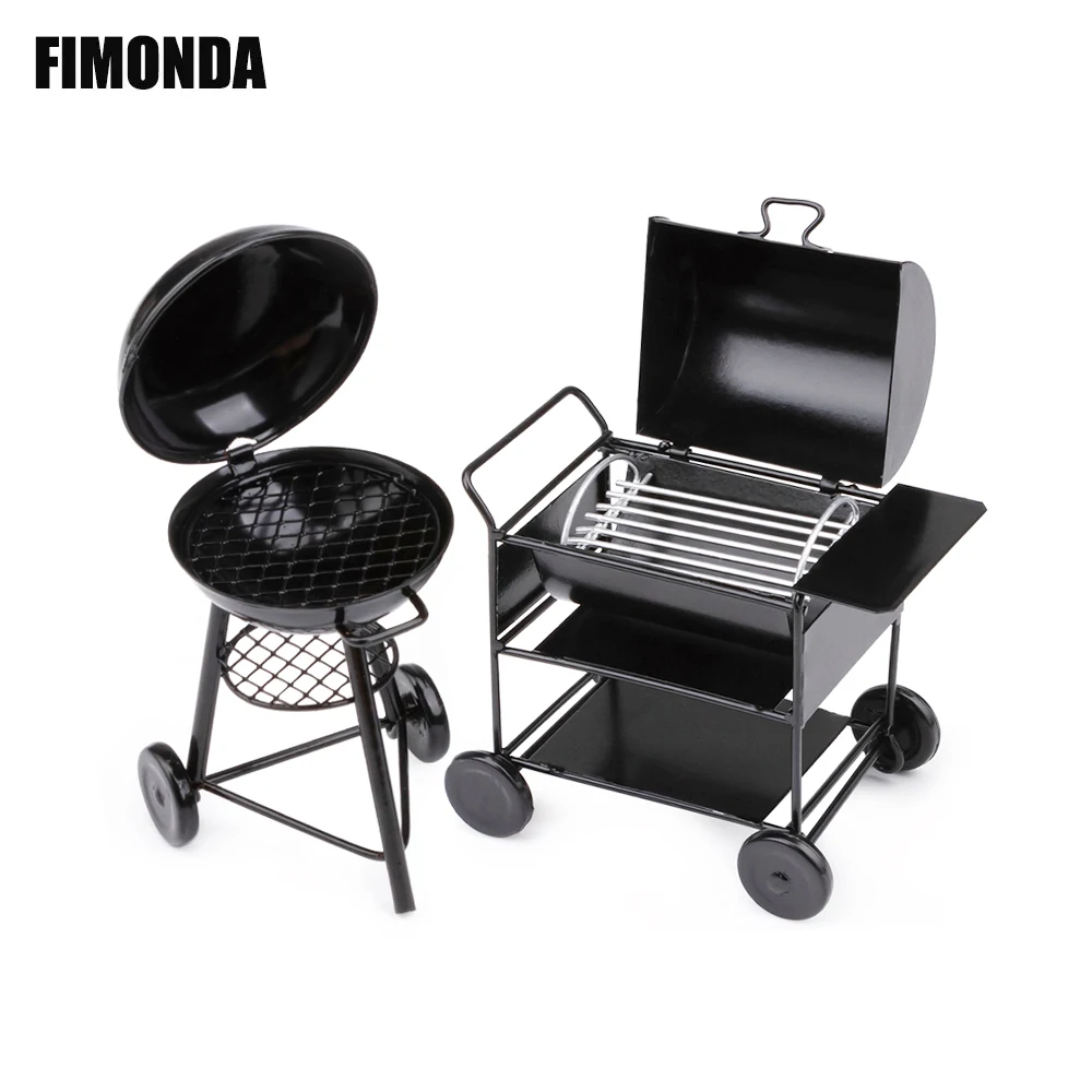 Mini-Barbecue-Grill-Toy-Outdoor-BBQ-Camping-Tripod-Dollhouse-for-1-10 ...