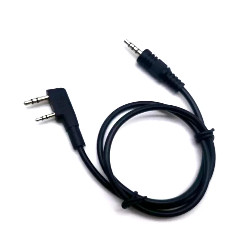 Baofeng-2Pin-K-Type-Headset-Connector-Plug-to-3-5mm-Speaker-Interface ...