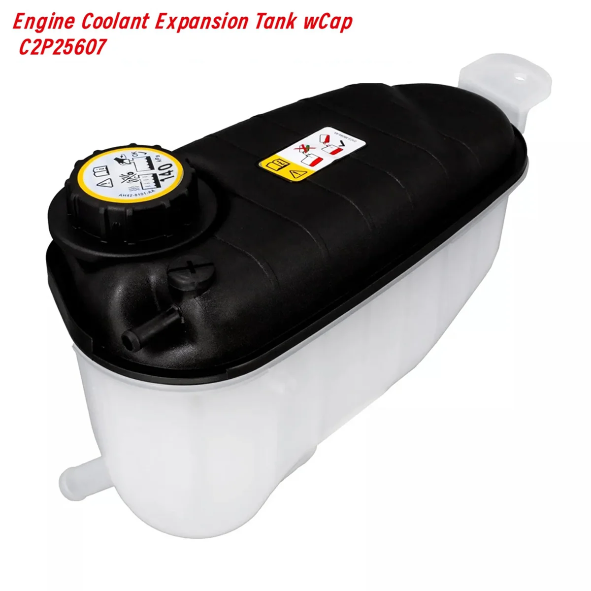 YGF-qEngine Coolant Expansion Tank with Cap C2P25607 for Jaguar F-Type ...