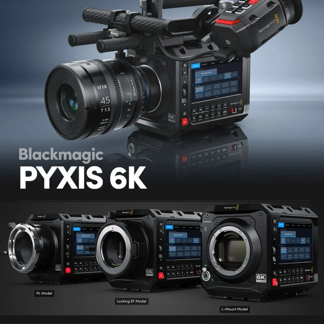 Blackmagic Design PYXIS 6K Cinema Camera for Canon EF for PL for Leica ...