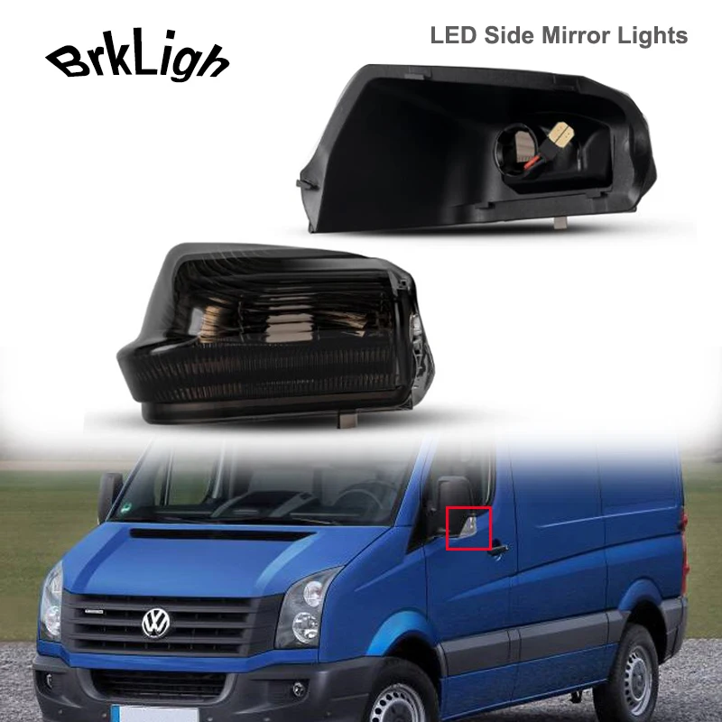 2Pcs-For-VW-Crafter-06-16-Dynamic-LED-Side-Mirror-Lights-Turn-Signal ...