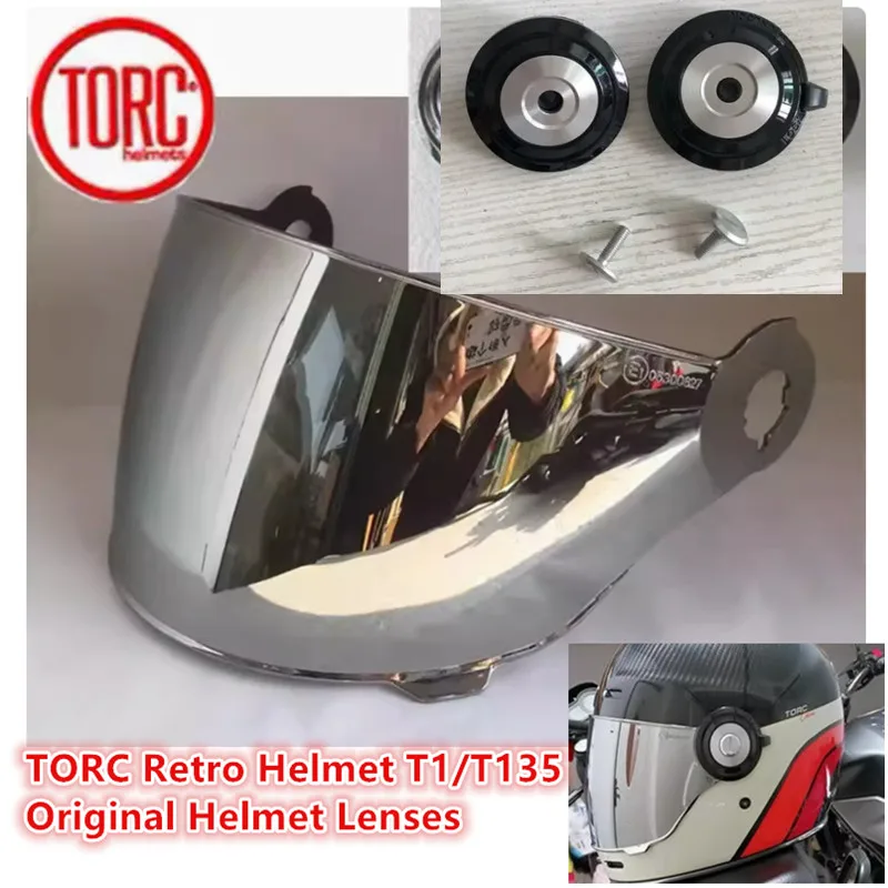 TORC-Retro-Helmet-T1-T135-Original-Helmet-Lenses-Bubble-Mirrors-Helmet ...