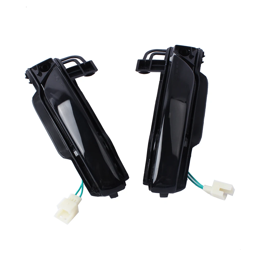 LED Rearview Side Wing Mirror Light Smoke Dynamic Sequential Blinker ...