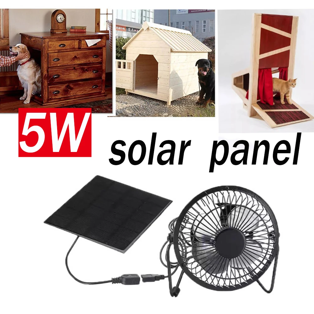 Mini-Solar-Panel-Powered-Electric-Fan-Portable-4-6-8-Inch-Cooling-Solar ...