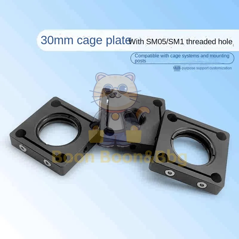 30mm Ca ge Sys em Flexible Cage Plate with SM05/SM1 Threaded Hole ...