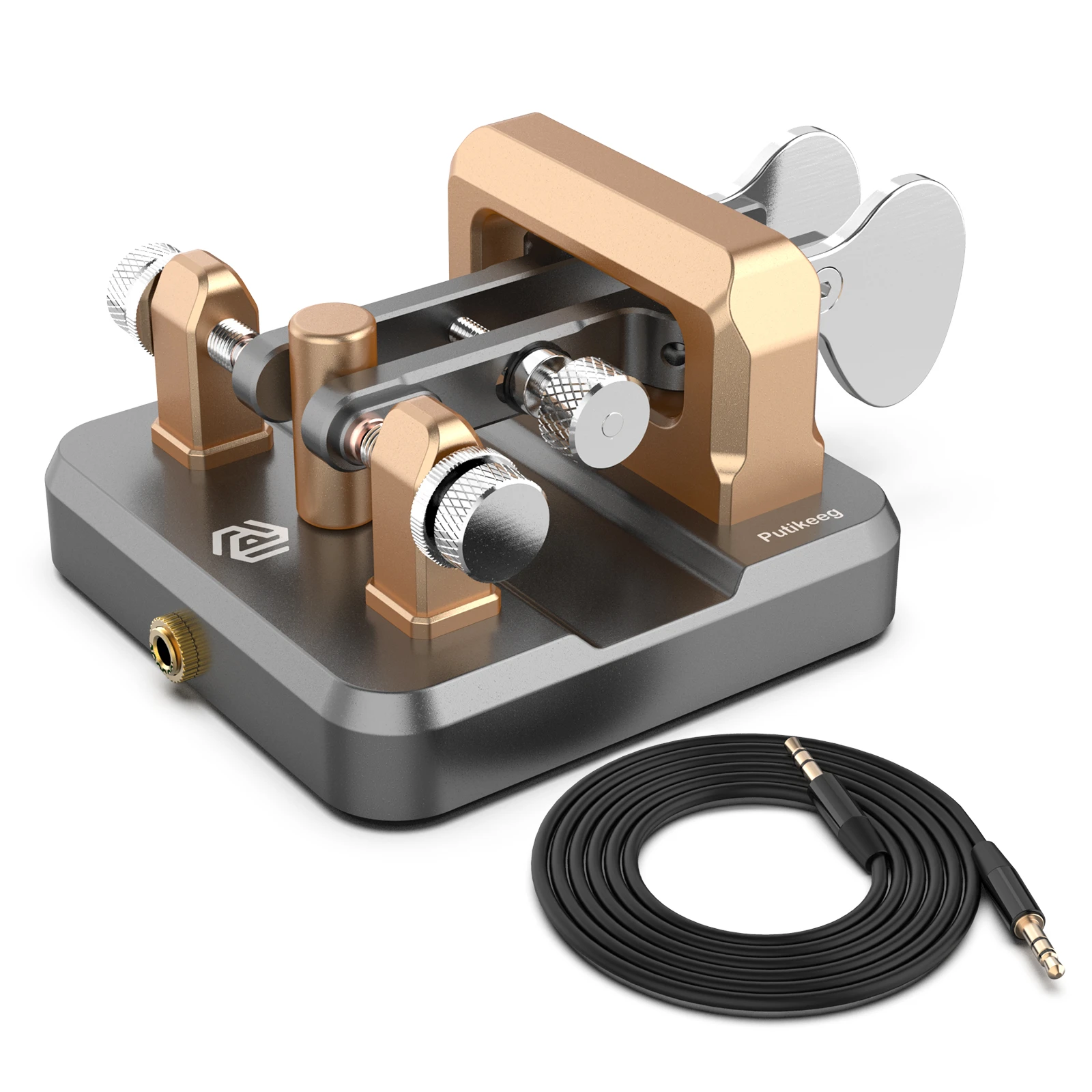 Putikeeg Auto Morse Keyer Double Oars Telegraph Key CW key for amateur ...