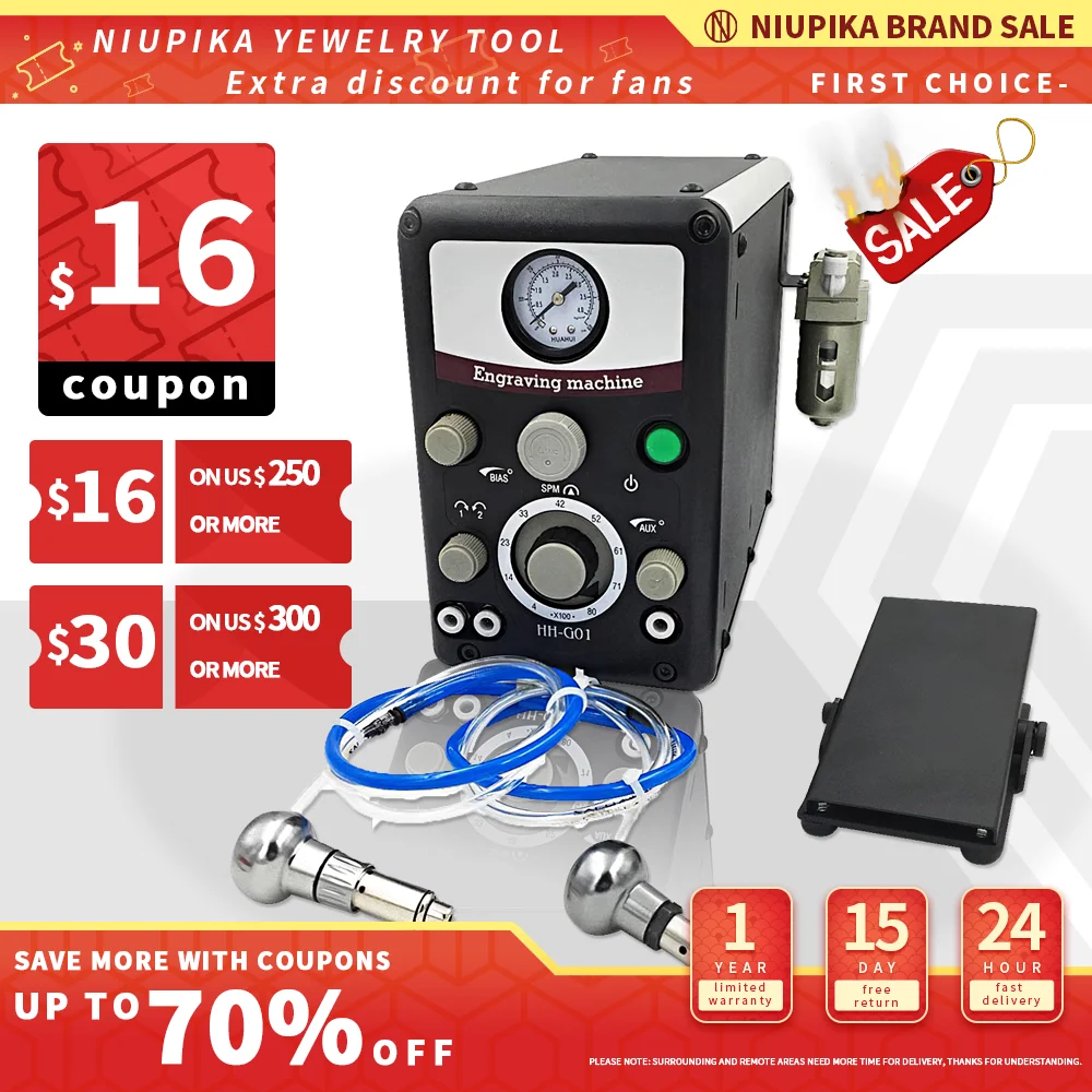 Hand Engraving & Stone Setting Tools Gravermax G8 Quick Setup Pneumatic ...