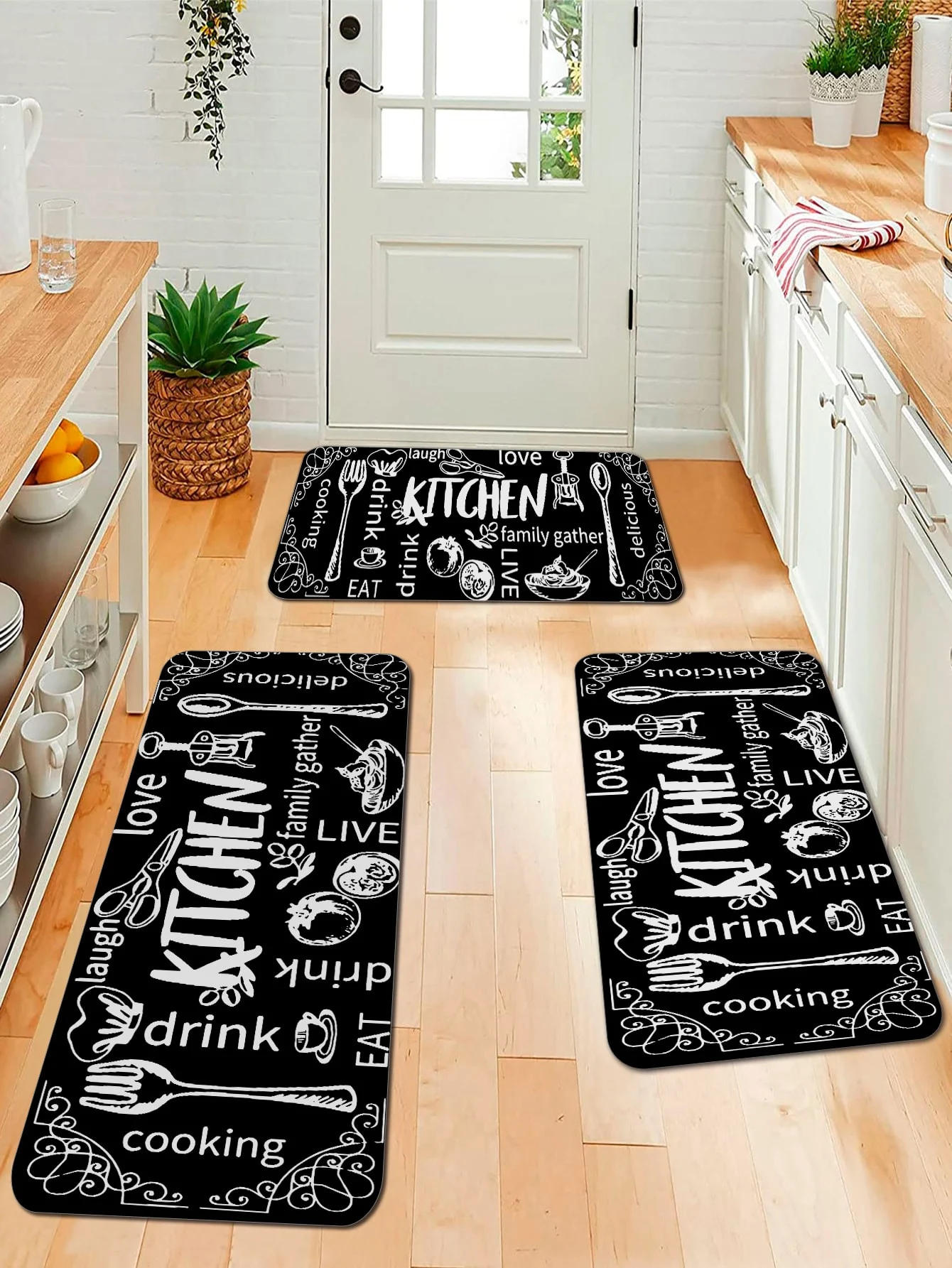 Modern-kitchen-mat-family-bedroom-living-room-floor-entrance-door-mat ...