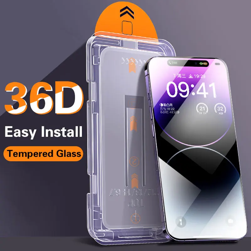 Premium-Full-Cover-Tempered-Glass-For-iPhone-14-13-12-11-Pro-Max-Glass ...