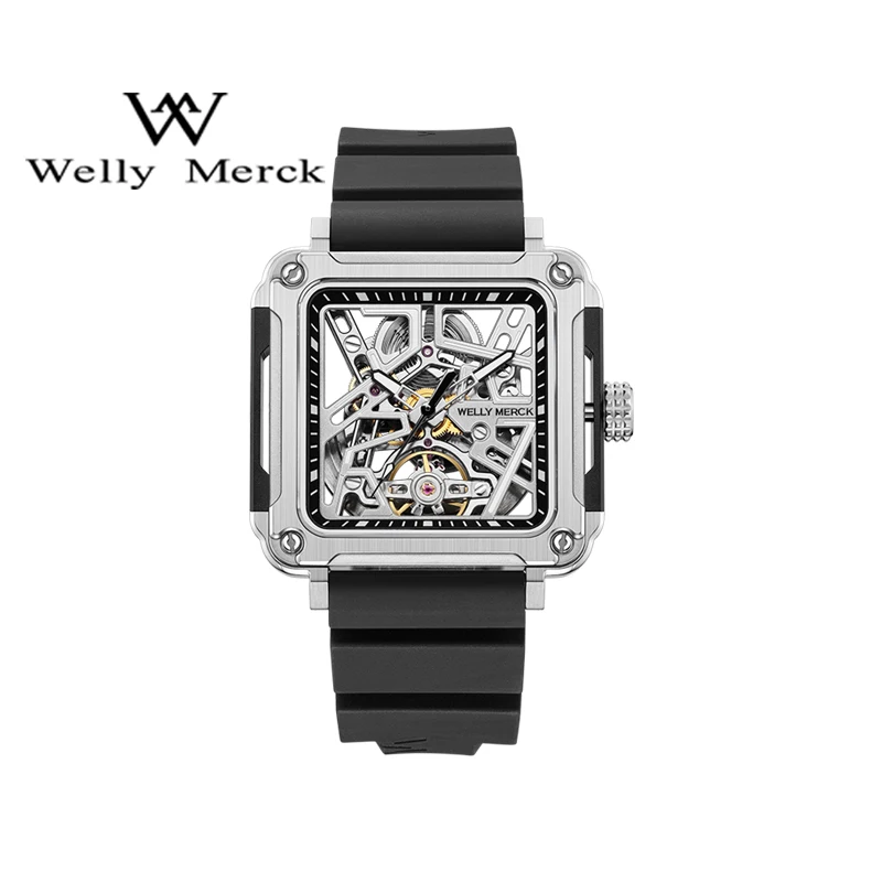 Welly-Merck-Automatic-Mechanical-Watches-Man-Stainless-Steel-Water ...