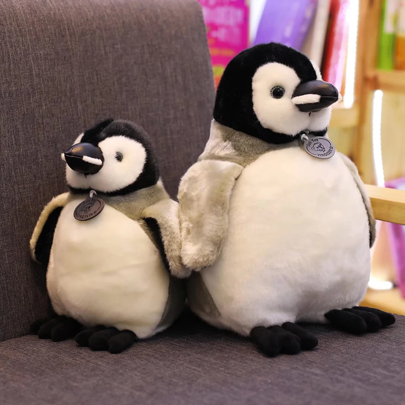 High-Quality-Cute-Emulation-Penguin-Plush-Animal-15-25-30cm-Couple ...