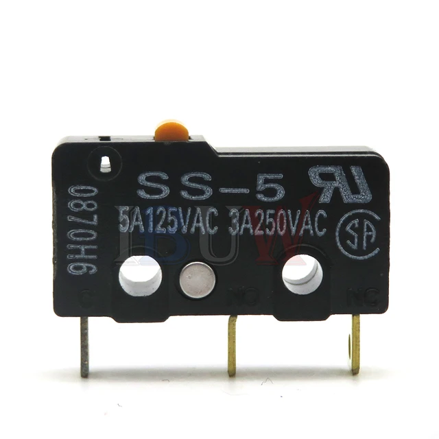 1PCS Limit Micro switch Three Straight Legs Mouse Side Key Momentary ...