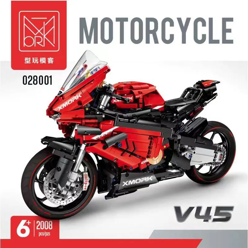 2008pcs-City-Motorcycle-Car-Model-Building-Blocks-MOC-Racing-Motobike ...