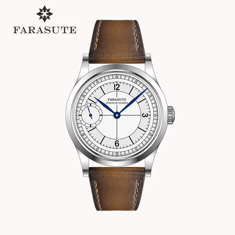 FARASUTE-New-40mm-Manual-Mechanical-Watch-ETA6497-Movement-Luxury ...