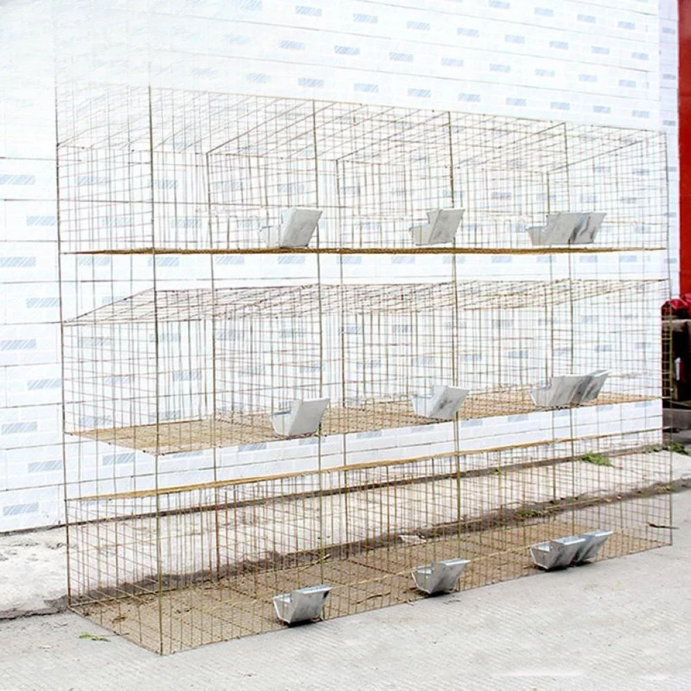 High-Quality-and-Professional-3-Tiers-Galvanized-Rabbit-Cage-for-Farm ...